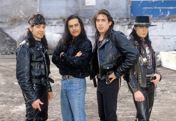 CRUZADOS WITH TITO Larriva US Rock Band 1988 in Munich OLD MUSIC PHOTO ...