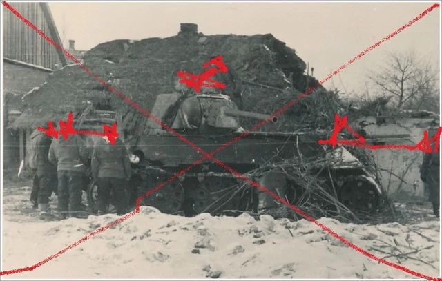 FOTO/PHOTO 1002,PANZER,TANK, WW2, k.o. T-34, Winter, Snow, German ...