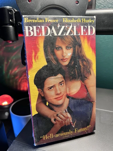 BEDAZZLED 2001 VHS Starring Brendan Fraser, Elizabeth Hurley, Harold ...
