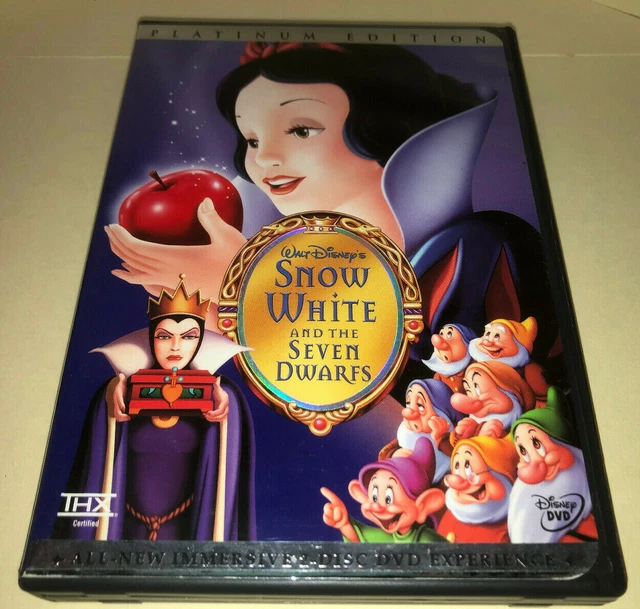 WALT DISNEY SNOW White and the Seven Dwarfs DVD animated movie 2 disc ...
