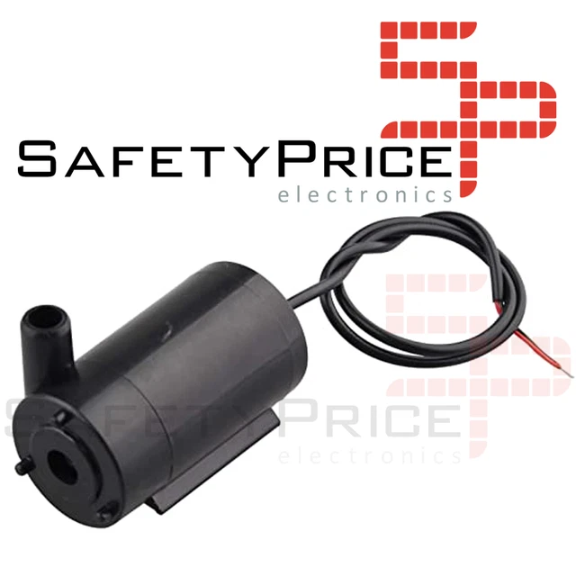 MINI BOMBA SUMERGIBLE de Agua NEGRA DC 3V 120L/H Arduino Motor Water ...