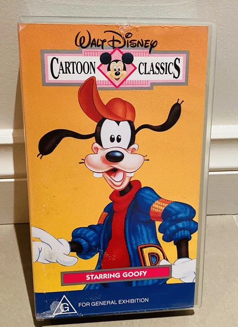 CARTOON CLASSICS : Starring Goofy (Pal Vhs Video) Walt Disney (rare ...