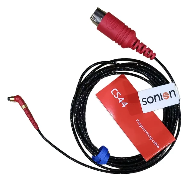 SONION CS44 PROGRAMMING Cables Signia/Resound/Oticon BTE Digital Hearing Aid Hea $208.97 ...