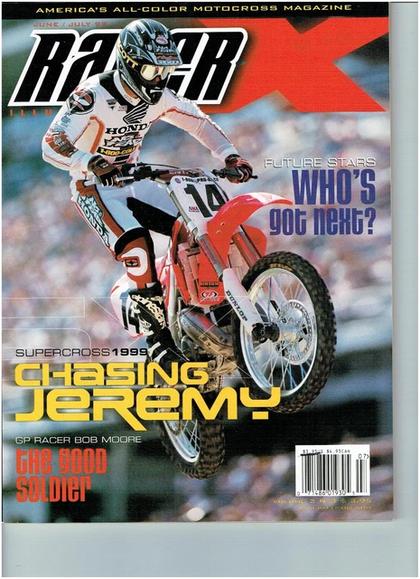 JUNE JULY 1999 Racer X motorcycle magazine £11.27 - PicClick UK