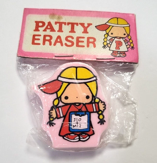 PATTY＆JIMMY PATTY GOMMA vecchio personaggio logo SANRIO 1975 vintage ...