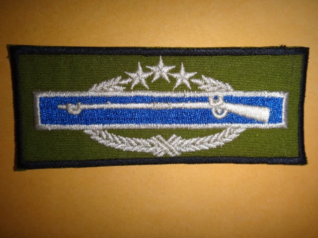 ÉTATS-UNIS ARMÉE COMBAT Fantassin Cib 3rd Award Semi-Subdued Brassage ...