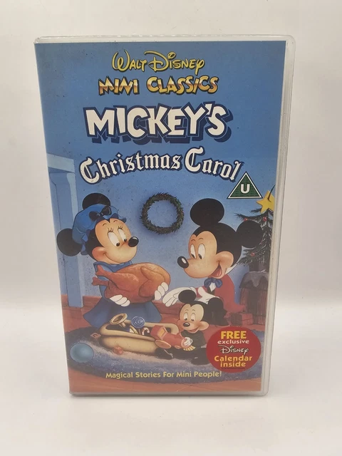 MICKEY'S CHRISTMAS CAROL "Mini Classics" - Walt Disney (PAL VHS) £11.95 ...
