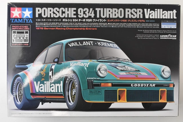TAMIYA PORSCHE 934 Turbo RSR Vaillant Model Kit - Complete - Unconstructed £49.99 - PicClick UK