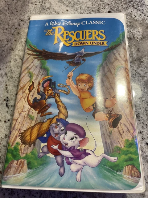 THE RESCUERS DOWN Under (VHS, 1991) black diamond the Classics £1.56 ...
