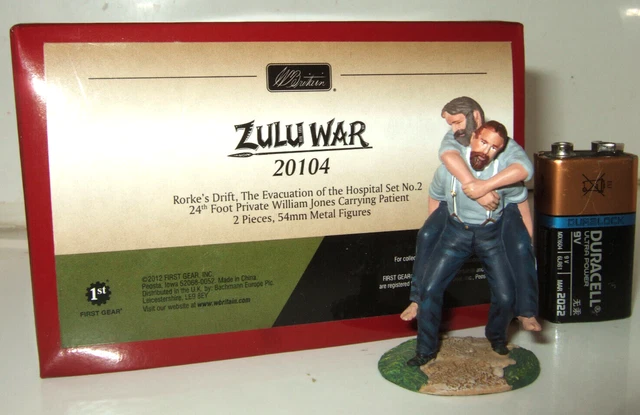 BRITAINS 20104 ZULU Wars-Rorkes Drift, Evac Hospital, Pte Jones Rescues ...