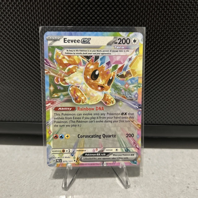2025 POKEMON SV Prismatic Evolutions Eevee ex Holo #075/131 $1.79 ...