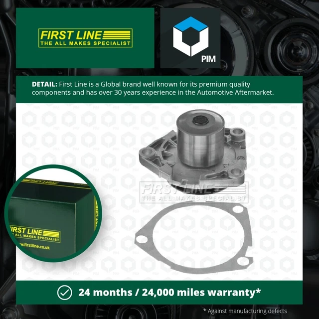 WATER PUMP FITS OPEL Coolant Firstline 055568637 1334147 55568637 ...