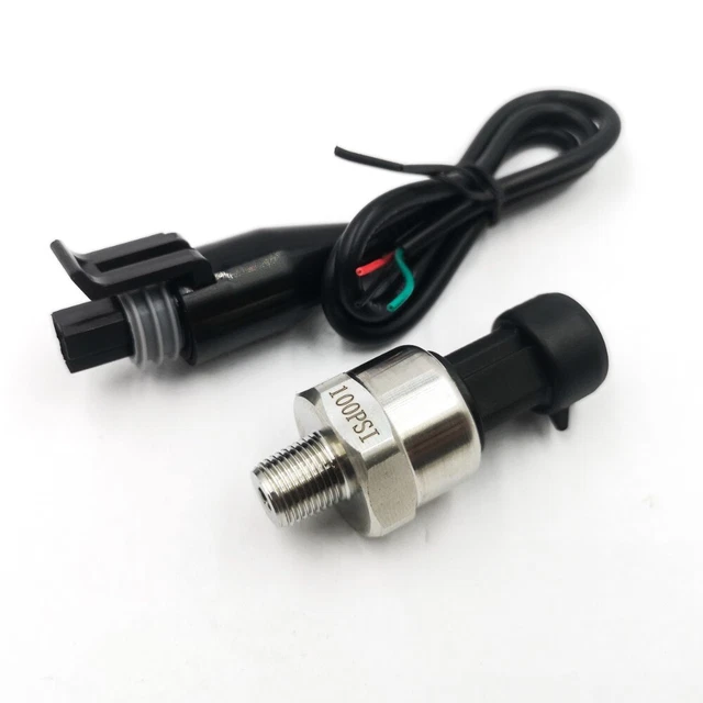 DC 5V TRANSDUCER 30/100/150/200/300/500psi Transmitter Pressure Sensor ...