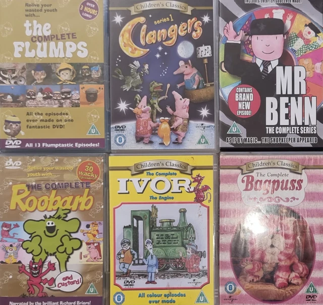 15 KIDS TV DVD Series from 1970/80's: Bagpuss, Benn, Ivor, Trumpton ...