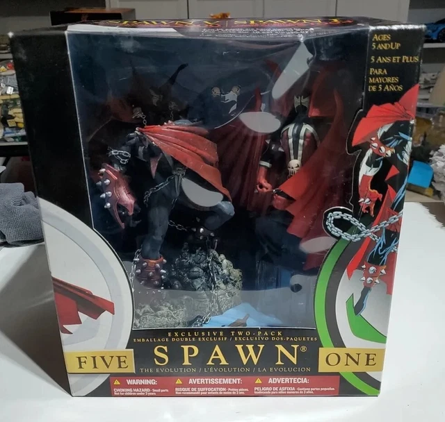 MCFARLANE TOYS SPAWN Series 17 5/1 The Evolution Two Pack Figures 2002 ...