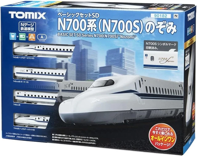 TOMIX N GAUGE Basic Set SD N700series N700S Nozomi 90182 Model Train ...