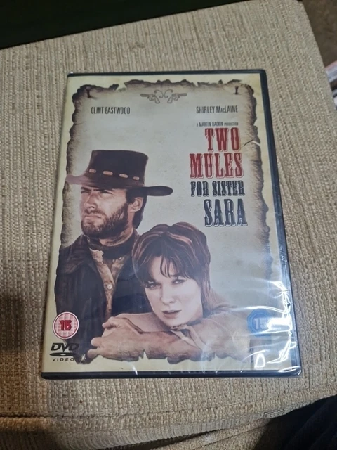 TWO MULES FOR Sister Sara DVD 1970 Clint Eastwood Shirley MacLaine ...