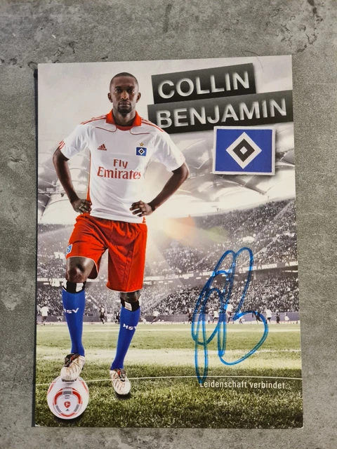 ORIGINAL AUTOGRAMMKARTE AUS Sammlung - HSV Collin Benjamin EUR 1,00 ...