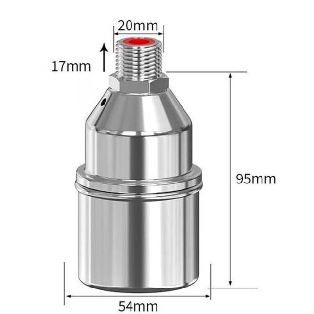 AUTO SHUT OFF Water Valve with Float Mechanism 304 Stainless Steel for ...