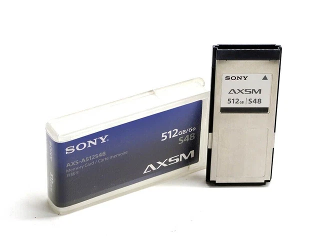 SONY AXSM 512GB S48 Media Memory Card for AXS-R7, Venice, PMW-F55, AXS ...