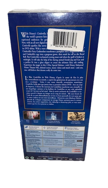 SEALED WALT DISNEY Cinderella Special Edition Collector’s DVD Gift Set ...