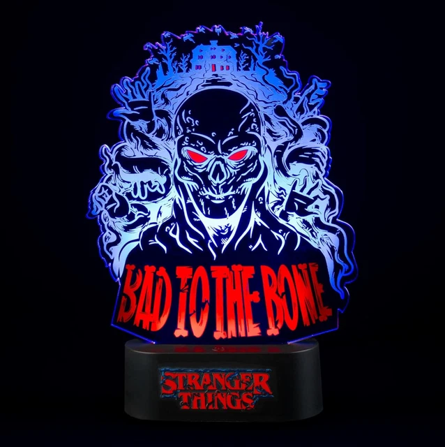 STRANGER THINGS 3D LED Night Light Lamp Bad to the Bone - Official £10. ...