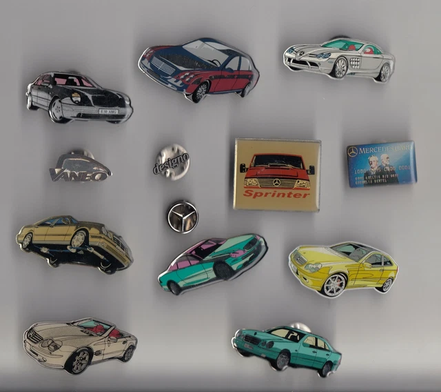 MERCEDES BENZ PIN badges Amatic SL AMG Logo McLaren Sprinter Vaneo £2. ...