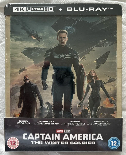 CAPTAIN AMERICA: THE Winter Soldier - 4K UHD & Blu-ray Steelbook (New ...
