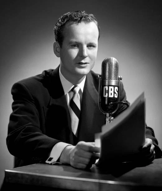 PORTRAIT OF BOB Hall Radio Announcer And Music Host 2 Old TV Radio ...