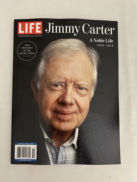 LIFE JIMMY CARTER A Noble Life 1924-2024 Commemorative Magazine £9.61 ...