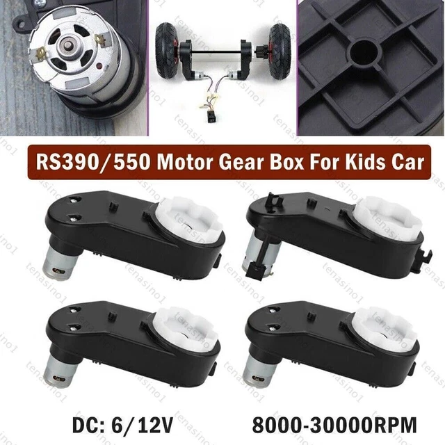 6V/12V GEAR BOX Electric Motor Steering Gearbox For Children Kids Car ...