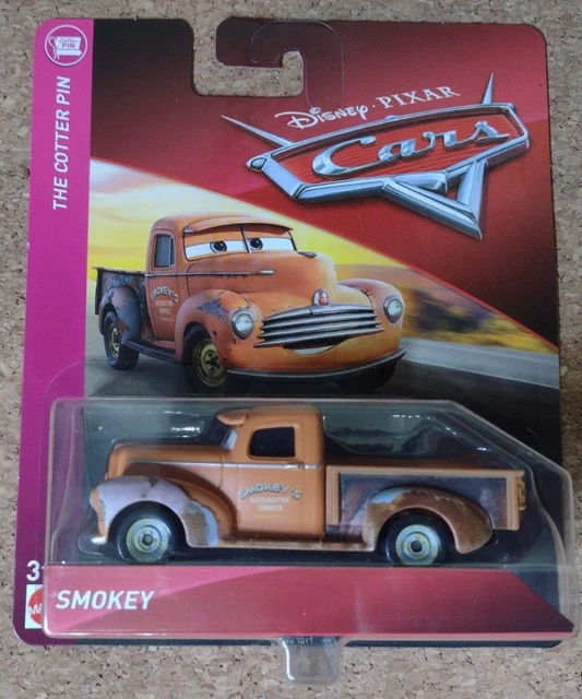 DISNEY PIXAR CARS Diecast Smokey The Cotter Pin. New and Sealed scale 1 ...