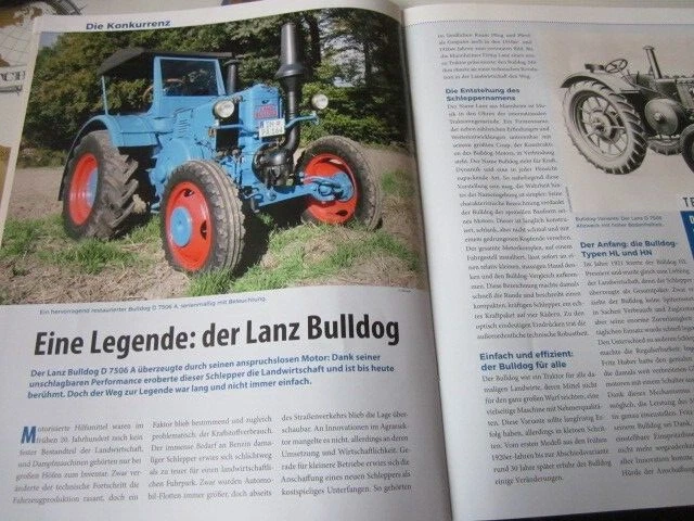 FENDT DIESELROSS F 18 (1937-1942), Lanz Bulldog 1936-1952 Traktor ...