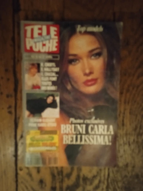 MAGAZINE TÉLÉ POCHE de 1995 - Carla Bruni EUR 5,00 - PicClick FR