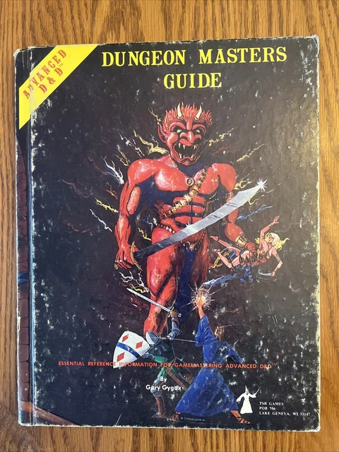 DUNGEON MASTERS GUIDE 1979 4th Print Dungeons & Dragons 1st Edition 232 ...