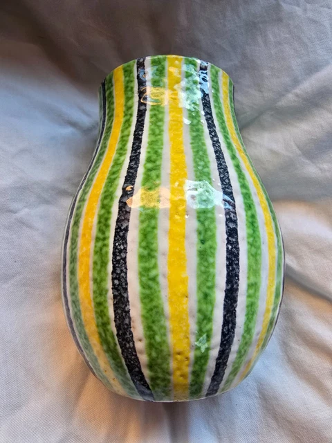 ANTIQUE VINTAGE MID Century Hand Painted Italian Art Pottery Ceramic Vase Bagni? £9.99 - PicClick UK