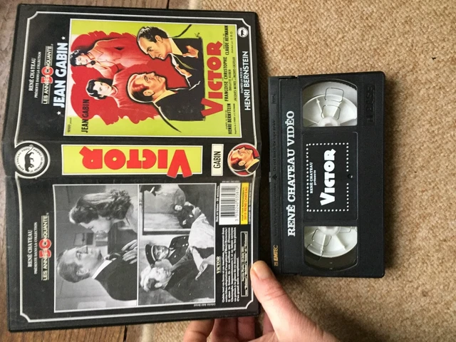 CASSETTE VIDEO VHS CINEMA RENE CHATEAU victor jean gabin jacques morel 1 EUR 4,00 - PicClick FR