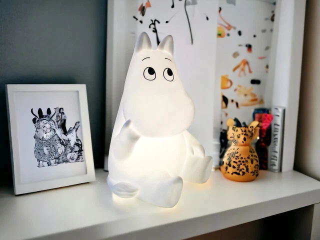 MOOMIN SITTING TAP LED Lamp w/ USB Port - Cute Childrens Kids Night ...