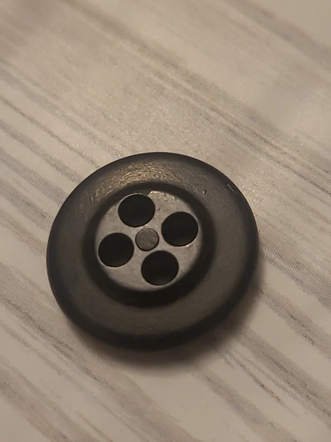 WW2 US NAVY ANCHOR Button 4 HOLE 5/8 BLACK PLASTIC £12.70 - PicClick UK