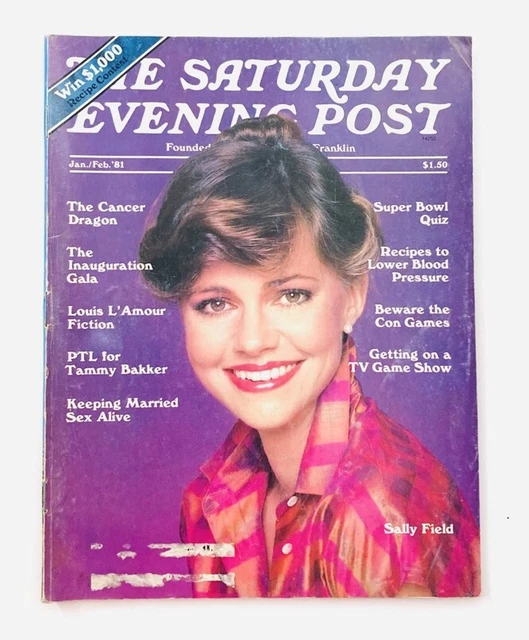 SATURDAY EVENING POST Magazine January 1981 Sally Field Cover by Harry ...