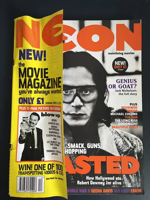 NEON MAGAZINE - Issue 1, Dec 1996/Jan 1997 - Robert Downey Jr, Tony ...