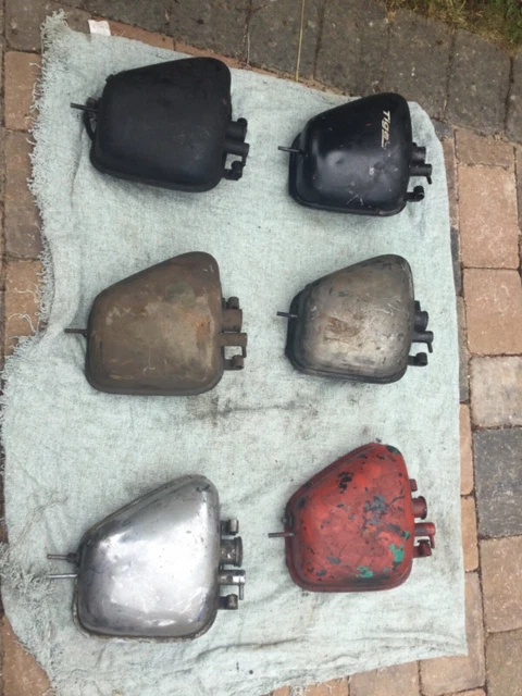 TRIUMPH BONNEVILLE 650CC oil tank T120 TR6 BONNEVILLE TROPHY LATE tiger ...