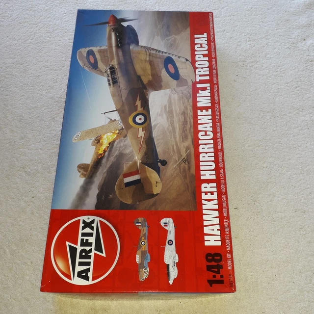 AIRFIX A05129 1:48 Scale Hawker Hurricane MK I Tropical Plastic Model Kit £30.00 - PicClick UK