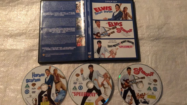 ELVIS PRESLEY,HARUM SCARUM Spinout Speedway 3 Disc Dvd Set £21.99 ...
