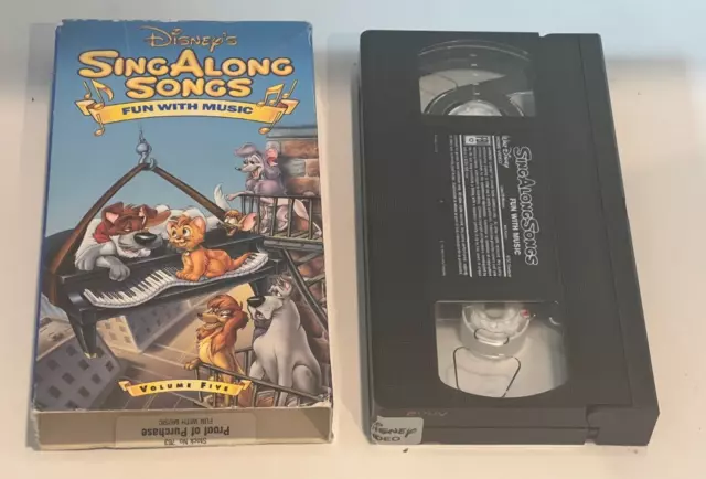 DISNEYS SING ALONG Songs - Fun With Music (VHS, 1993) £3.86 - PicClick UK