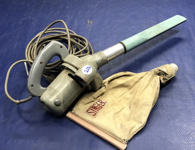 SINGER VACUUM CLEANER H9 RUNS vintage vac handheld bag $12.99 - PicClick