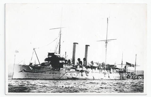 HMS ST GEORGE Edgar class Protected Cruiser Royal Navy PC-size RP Card ...