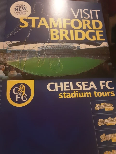 CHELSEA FC 2000 Visita Stamford Bridge Chelsea Fc Stadium Tours A4 ...