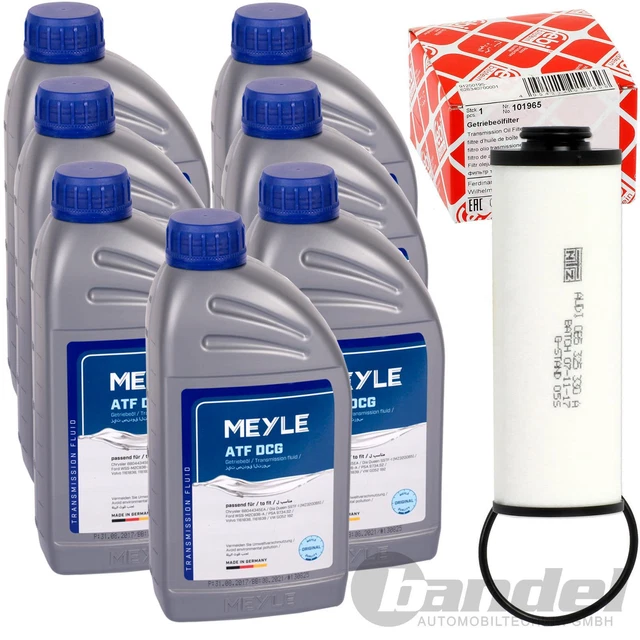 FEBI HYDRAULIKFILTER GETRIEBEFILTER+MEYLE ÖL für AUDI A4 B8 A5 A6 C7 A7 ...