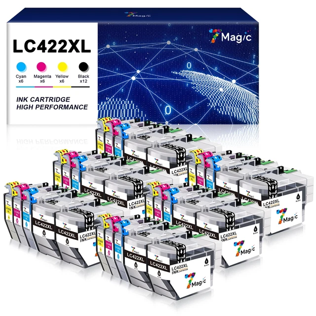 XXL CARTRIDGES FOR Brother LC-422 MFC J6540DW 5340DW 5740DW 5345DW ...